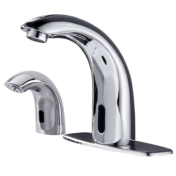 BathSelect Cana Motion Touchless Sensor Faucet & Automatic Soap Dispenser – Chrome Finish | Wayfair